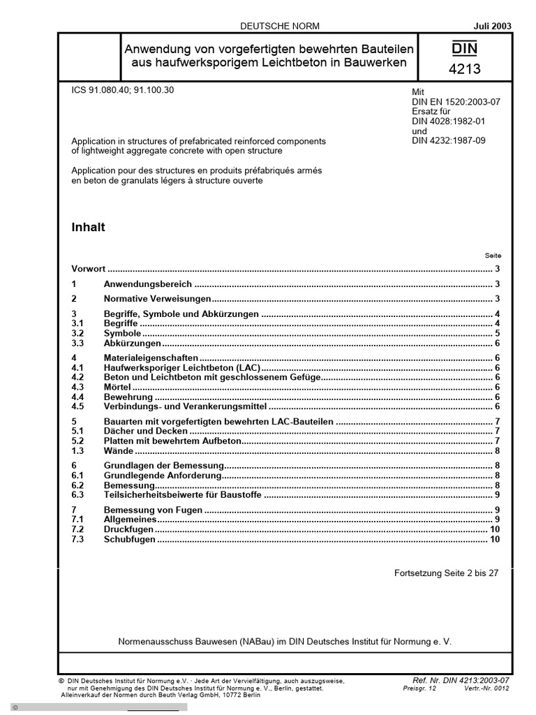 Din 4213 | PDF