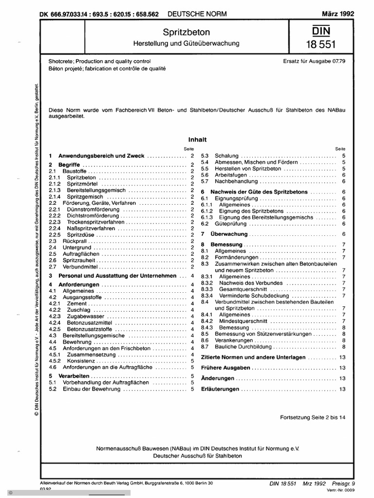 DIN 18551 | PDF
