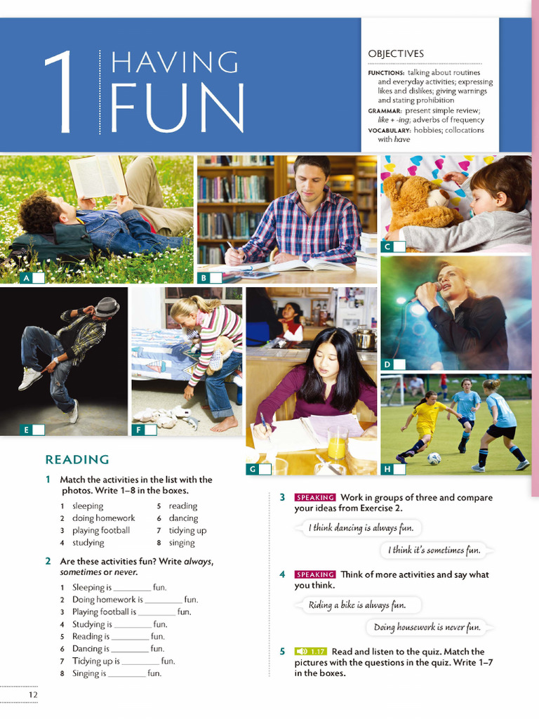 Think Level 1 Students Book-Unit 1 | PDF