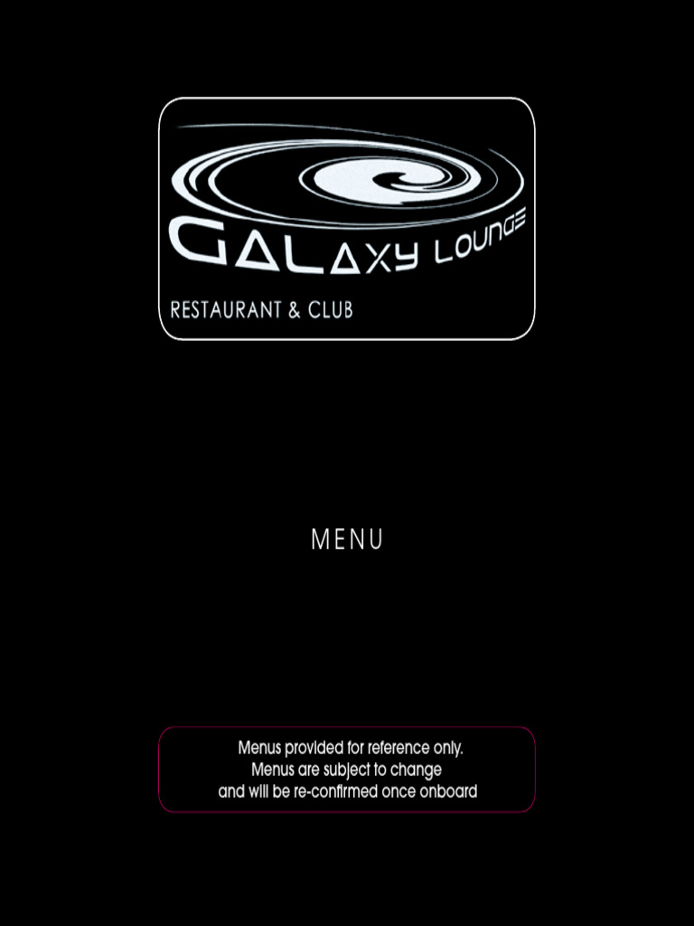 MENU_KAITO_GALAXY_FOOD_ENG | PDF