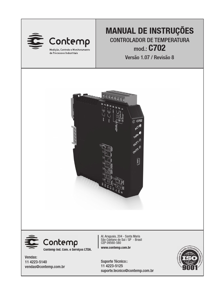 Manual c702 v1.07 Rev.08 | PDF