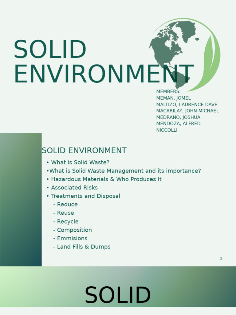 Solid Environment | PDF