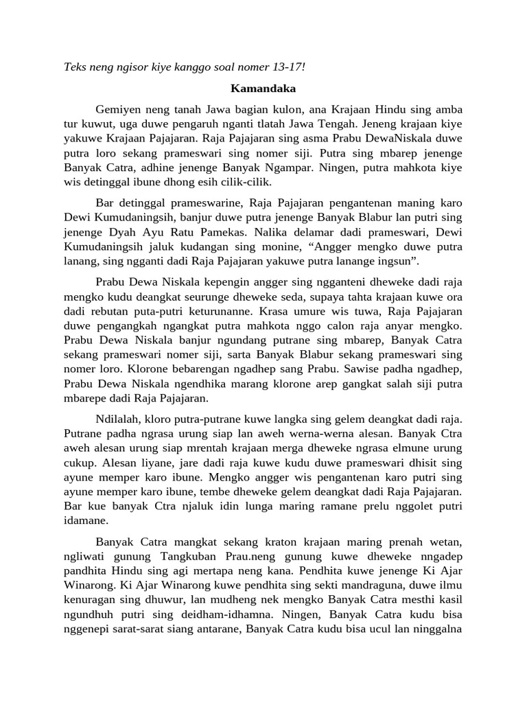 Teks Bahasa Jawa | PDF