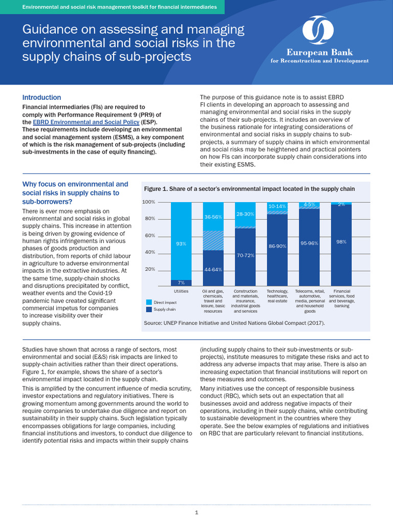 Issues Supply Chain Management For FIs | PDF