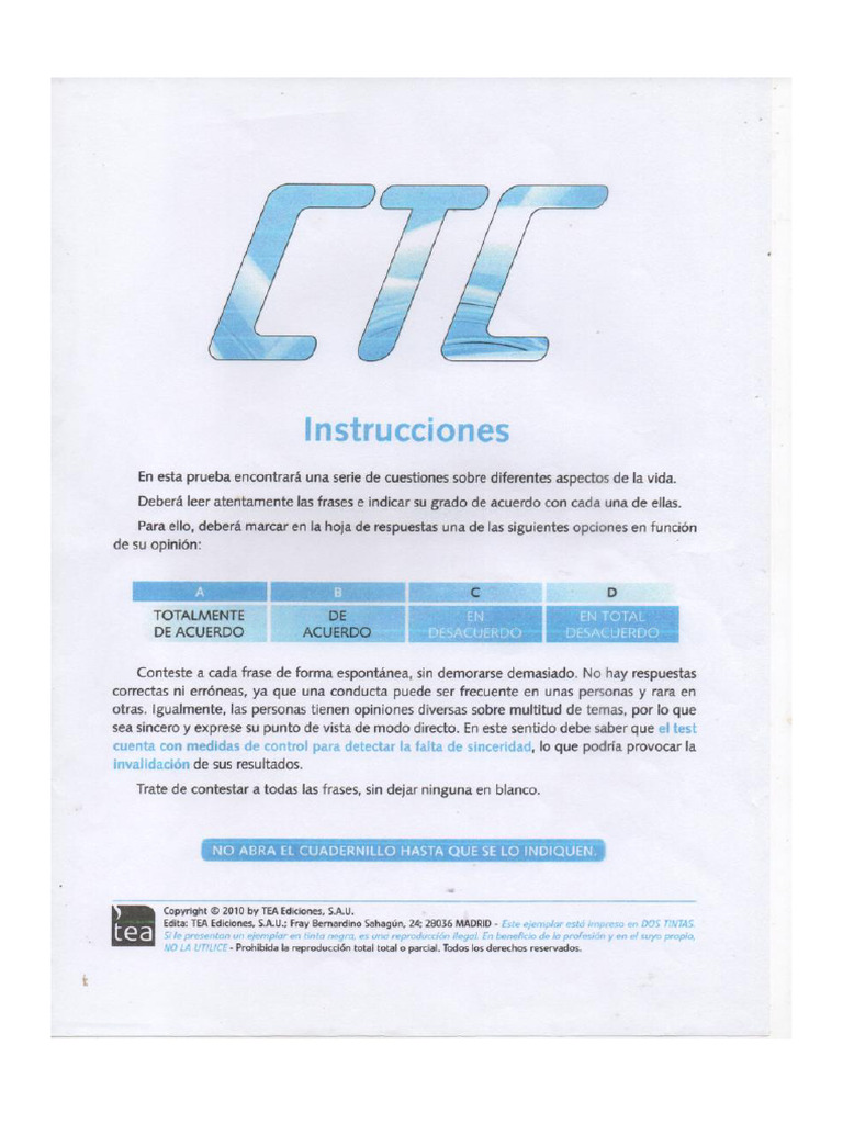 Test - CTC | PDF