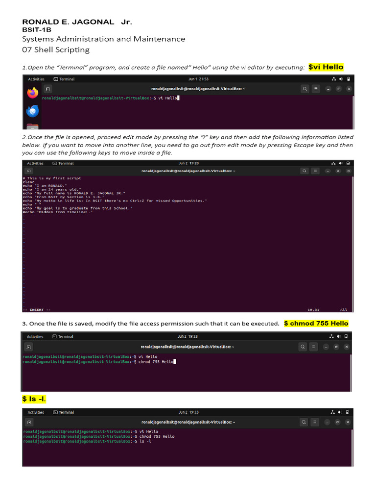 07 Laboratory Exercise - JAGONAL | PDF