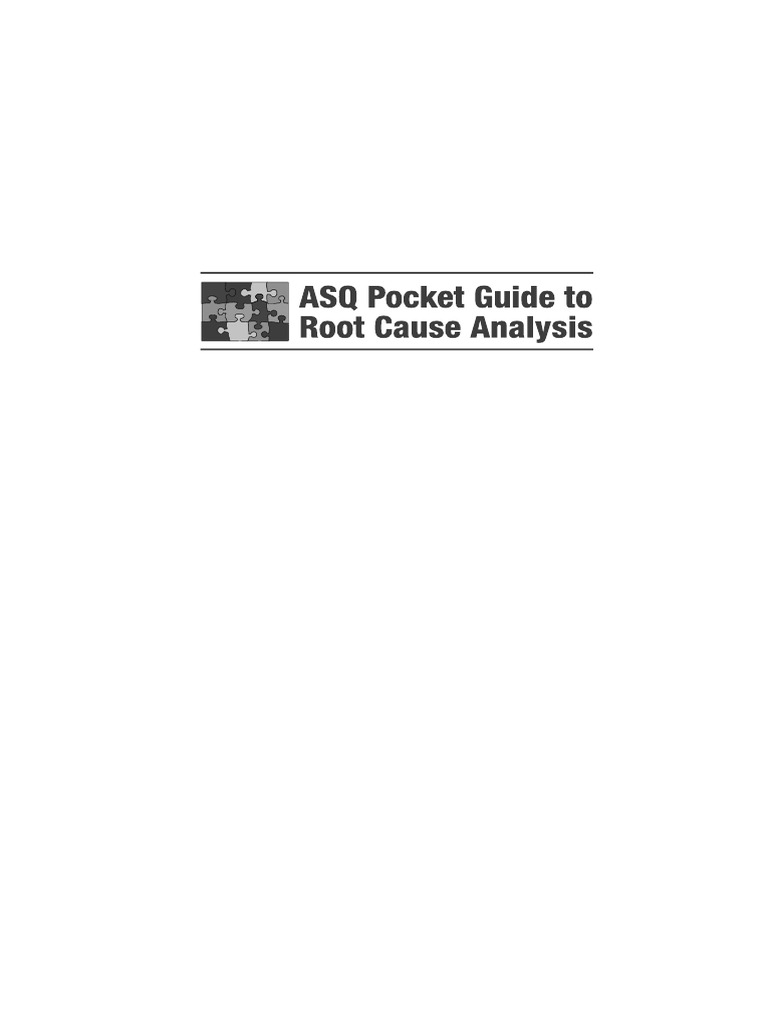 ASQ Pocket Guide | PDF