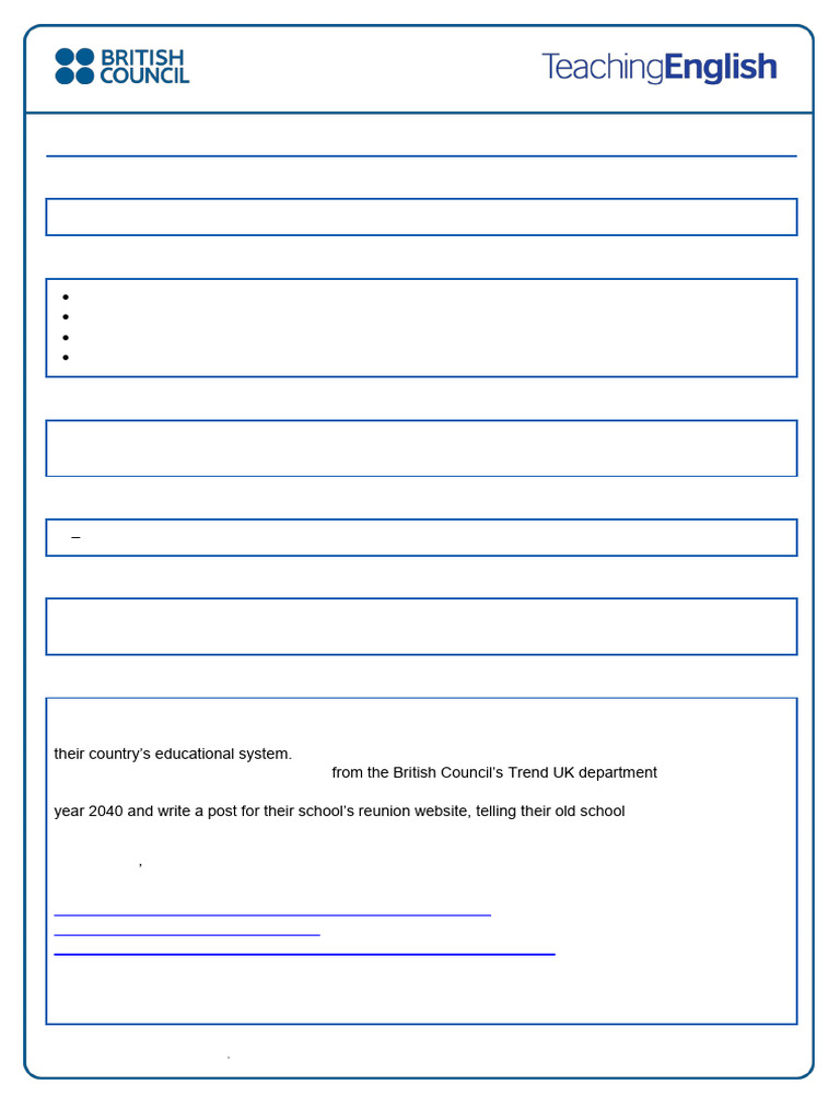Teaching Teens Uk Educational System Lesson Plan | PDF
