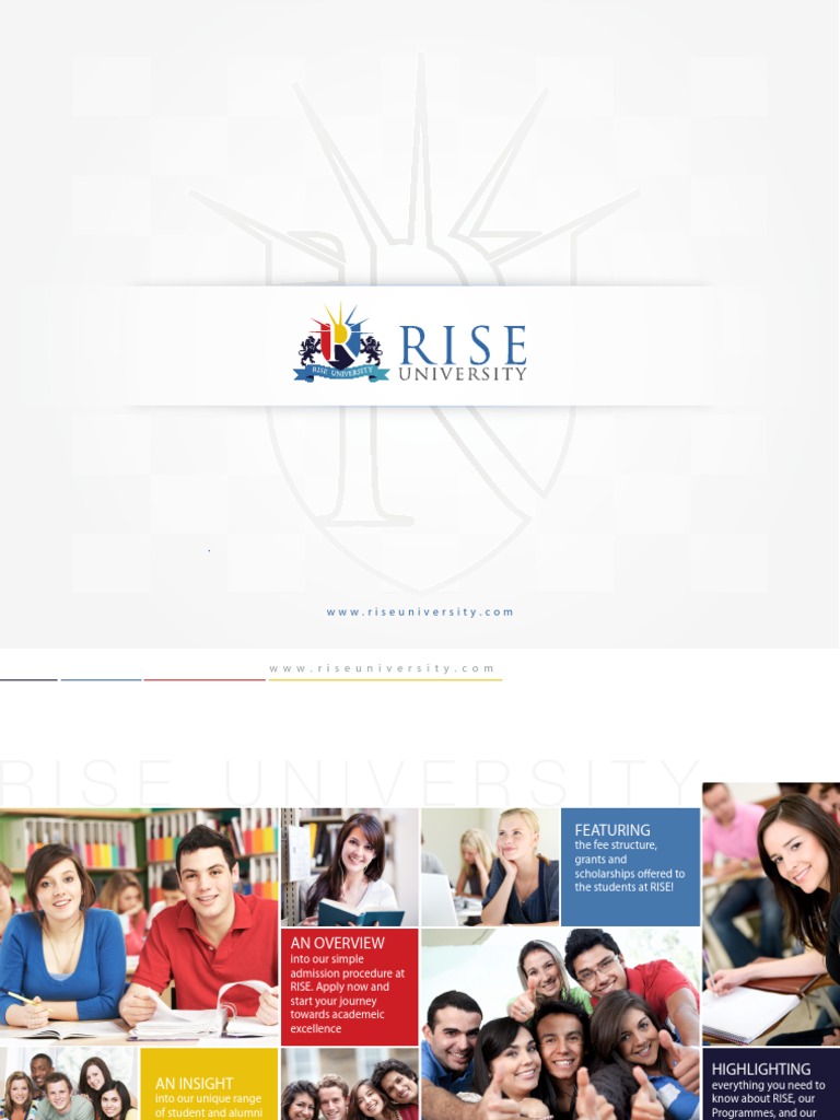 RISE University (Organizational Brochure) | PDF | Academic Degree ...