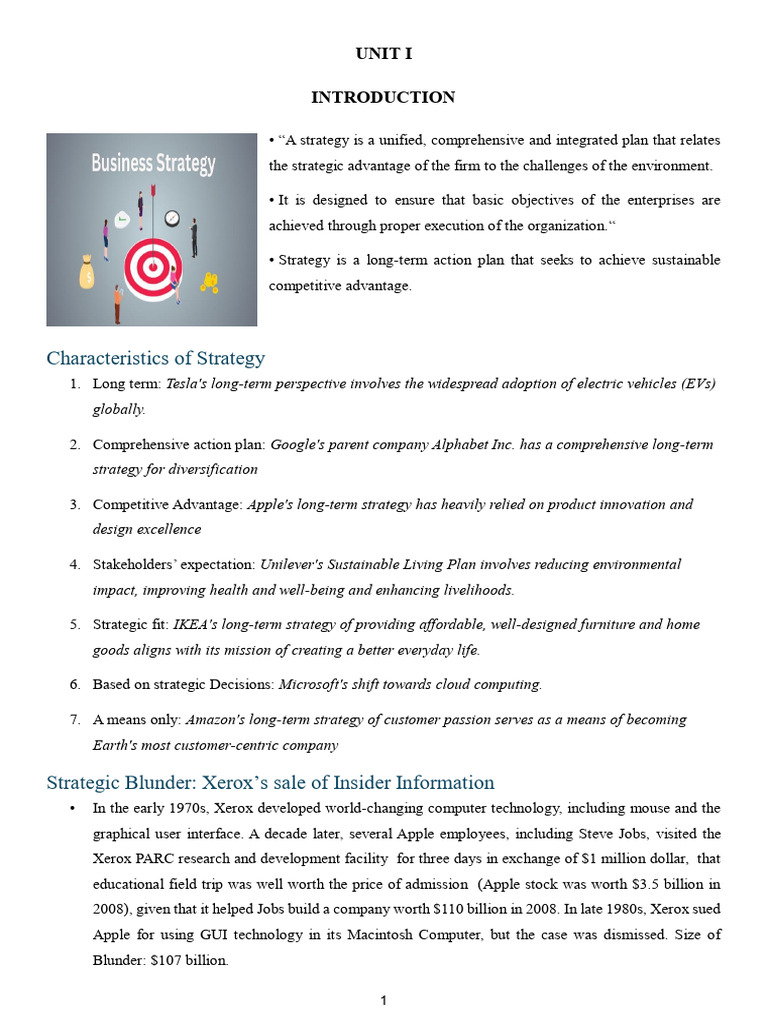 Business Strategy Notes Mero | PDF