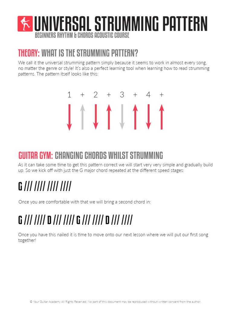 014 Universal-Strumming-Pattern | PDF