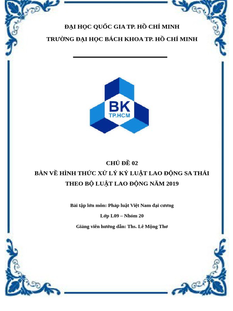 L09 - Nhóm 20 - Chủ đề 02 | PDF