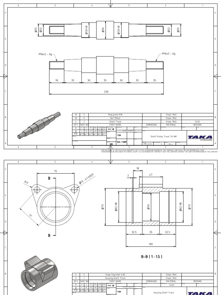 Shaft Track TH31 | PDF