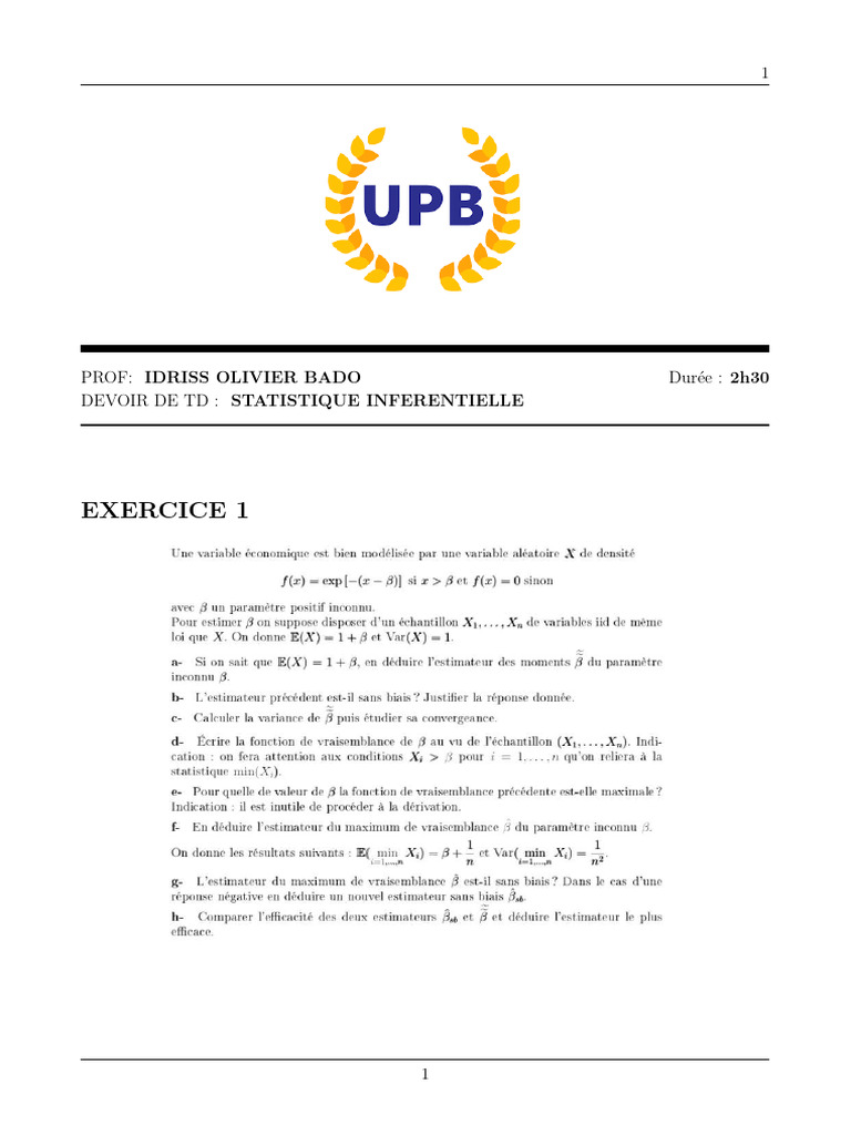 Correction Devoir TD 3 | PDF