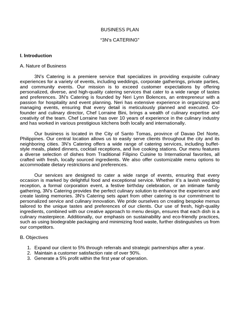 Business Plan | PDF