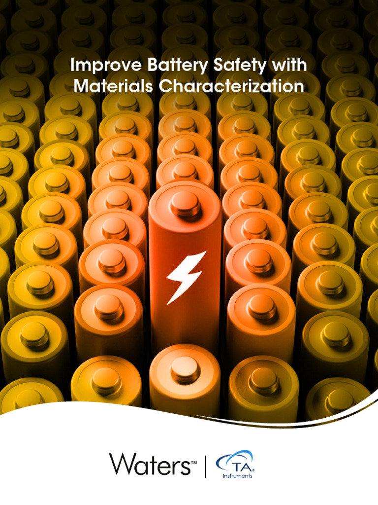 Battery Material Characterization With Themal Analysis - Waters - TA June 2024 | PDF