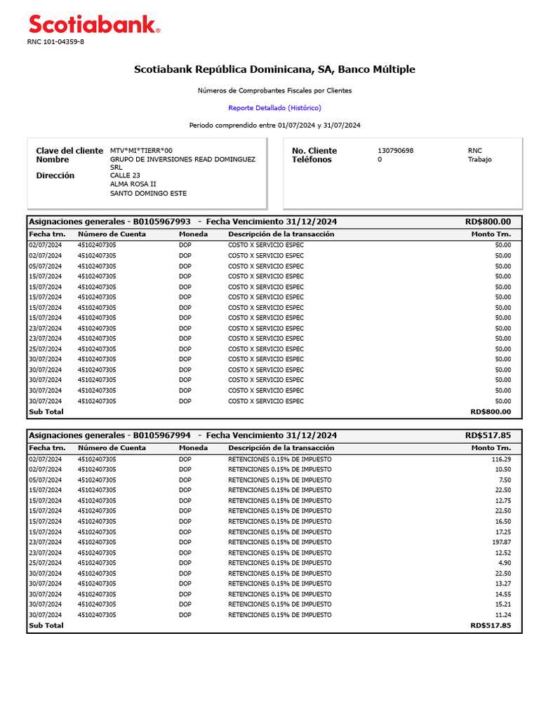 NCF Scotiabank | PDF