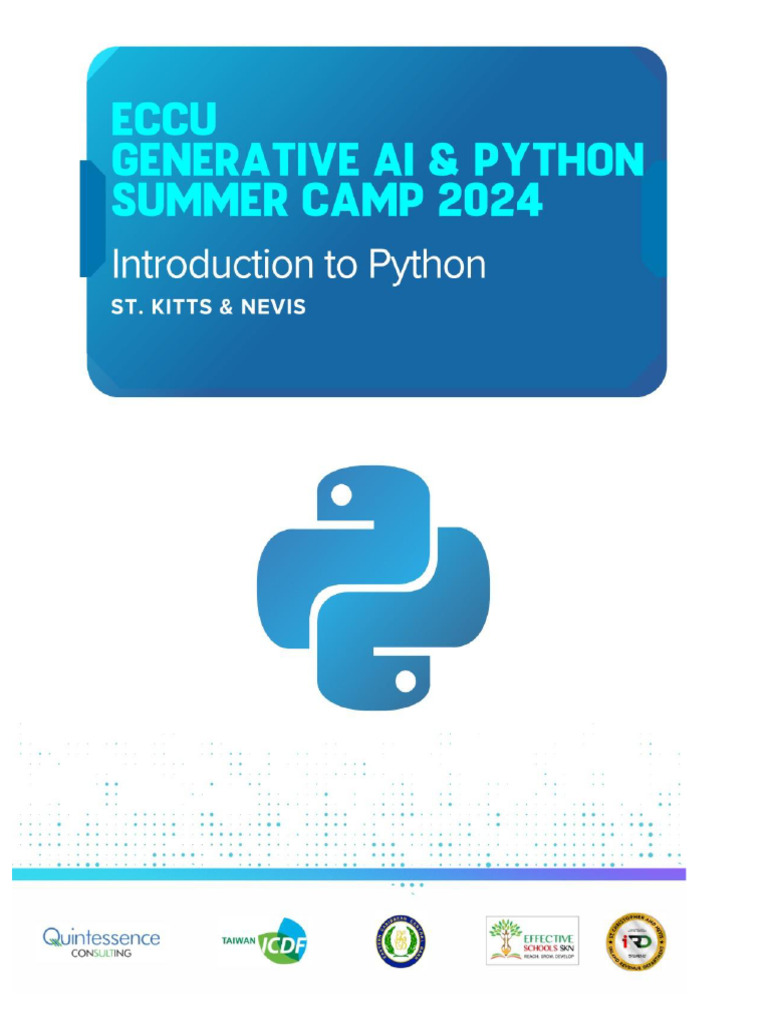 _ECCU Generation AI & Python _ Code Your First Python Script | PDF _ECCU Generation AI & Python _ Code Your First Python Script | PDF