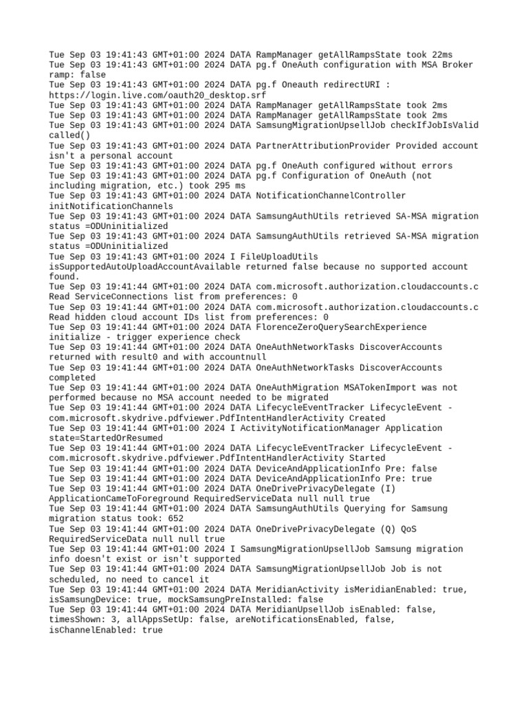 Current Log | PDF