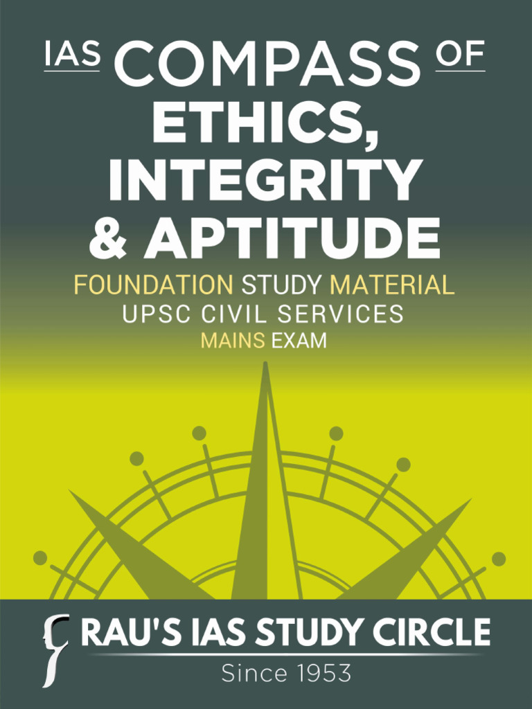 Ethics, Integrity & Aptitude | PDF | Morality | Utilitarianism