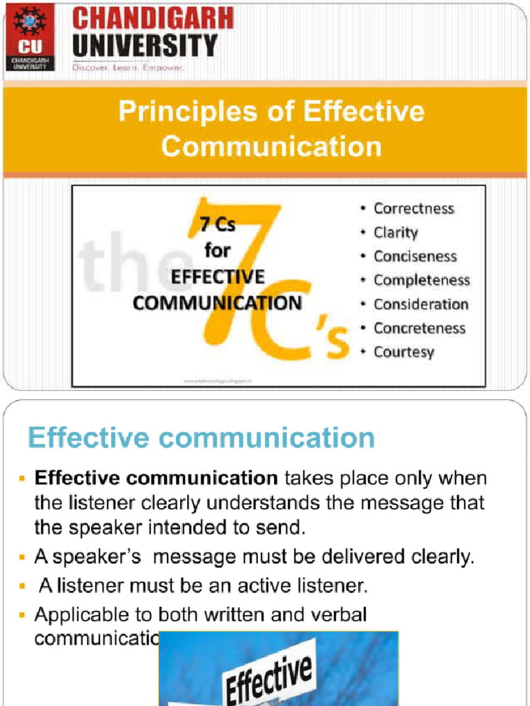 7'c of Communication | PDF