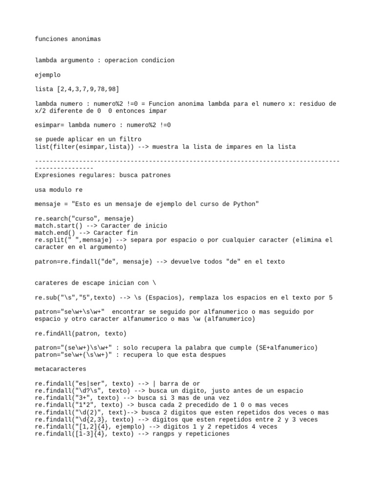 Leccion 10-11 - Curso Python Unir | PDF