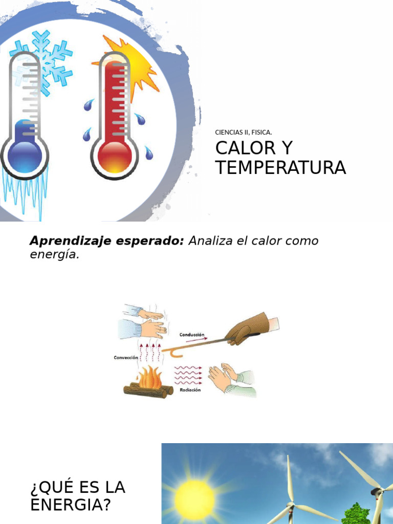 Calor y Temperatura | PDF