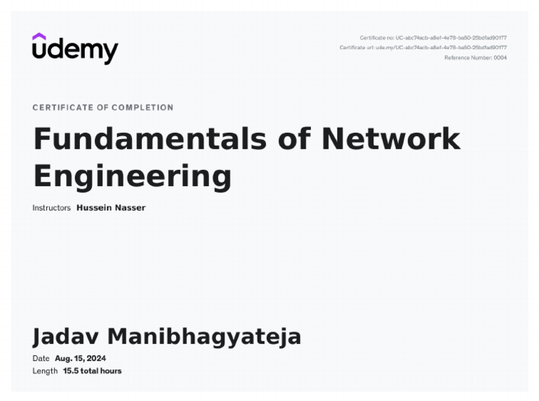 Fundamentals of Network Engineering | PDF