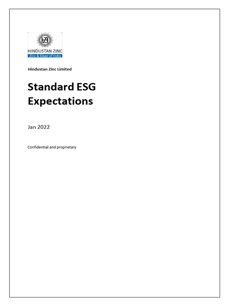 ESG Expectations - F | PDF
