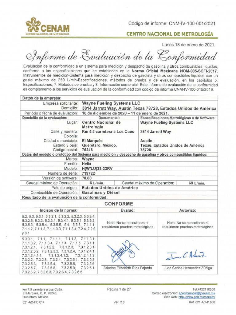Cnm-Iv-100-001-2021 - Helix - 4000 - 5000 - Polymer - Complemento ...