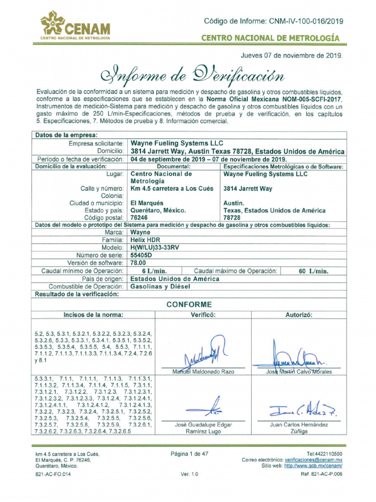 Cnm-Iv-100-016-2019 Helix 4000 y 5000 HDR | PDF