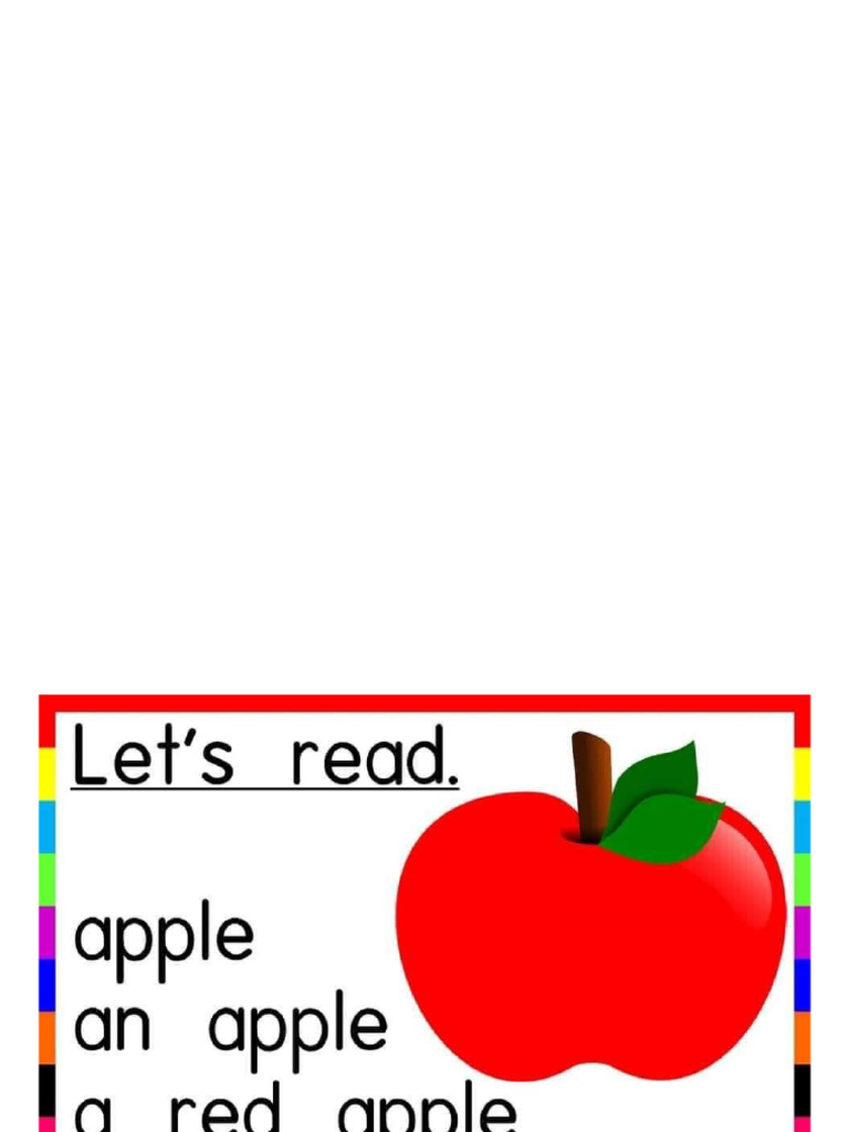 'Let's Read' Reading Materials | PDF