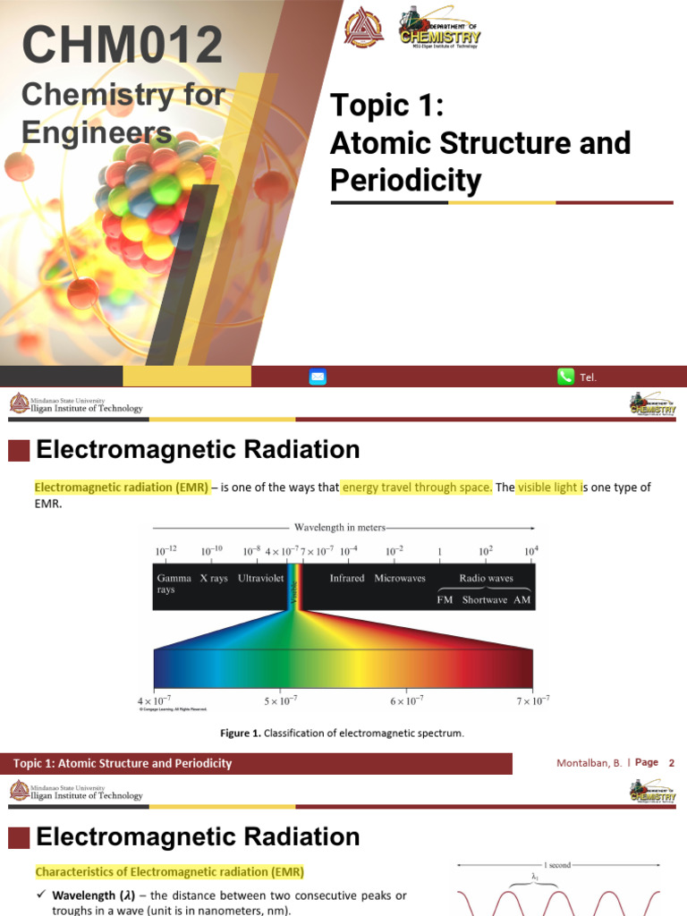 Topic 1 - Atomic Structure and Periodicity | PDF