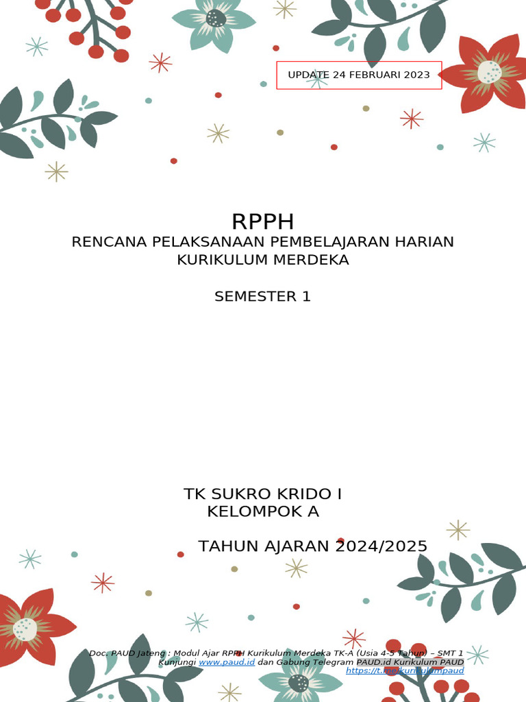 Kumer - RPPH - TK A - 2023 - Smt1 | PDF