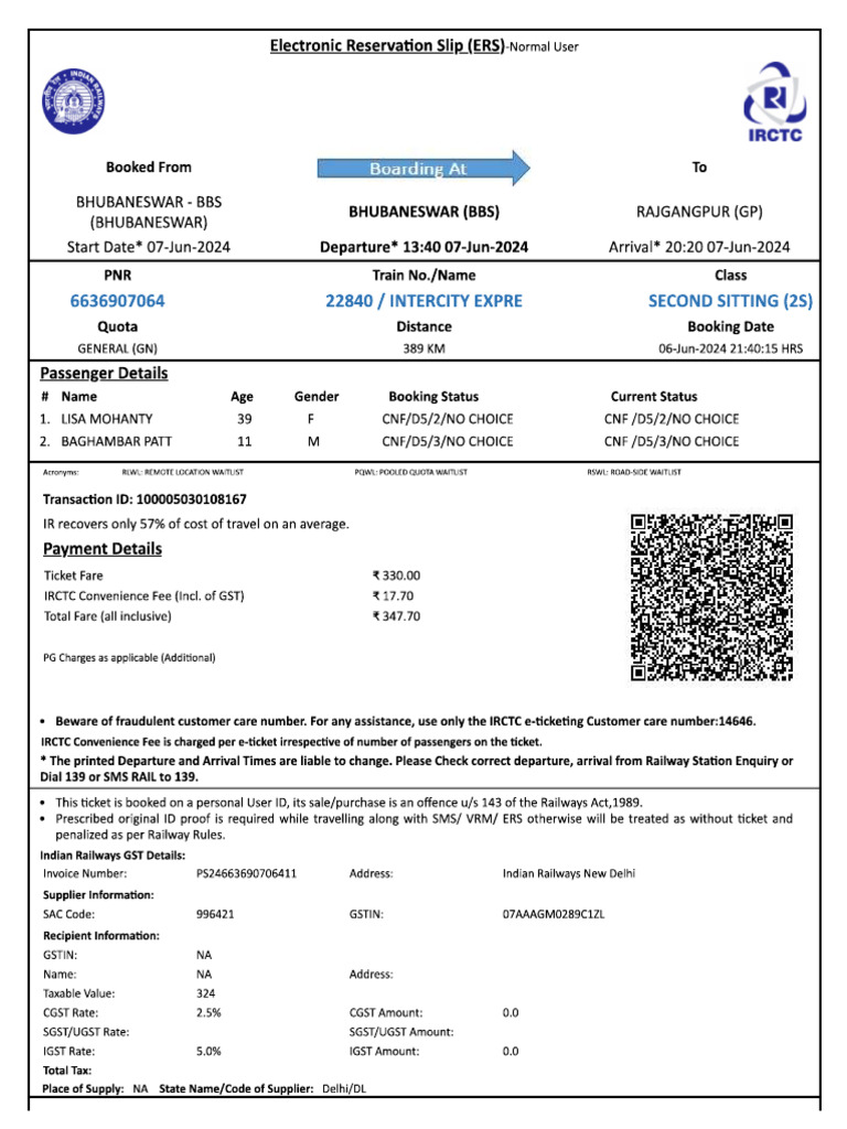 T Ticket | PDF