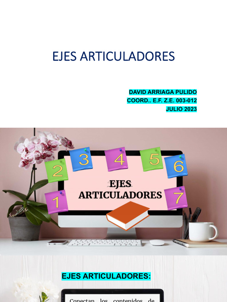 Ejes Articuladores-NEM-2023 - 022647 | PDF | Educación de la primera infancia | Educación primaria