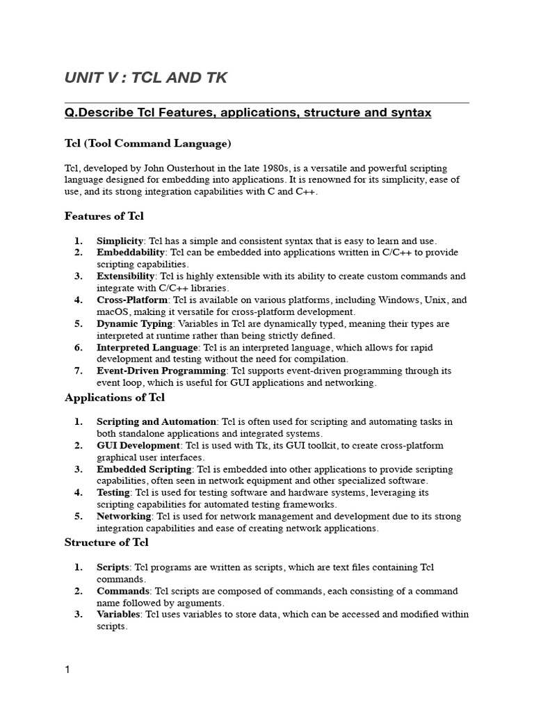 SL Unit 5 imps | PDF