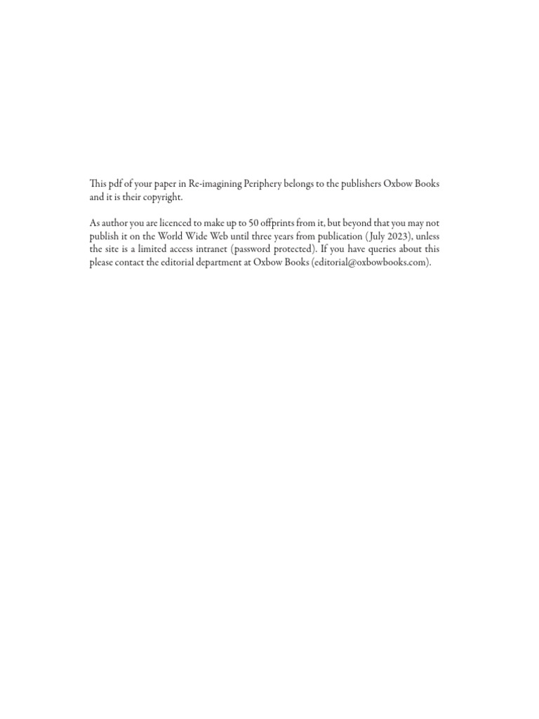 Spangen and Arntzen 2020 Sticky Structures and Opportunistic Builders | PDF