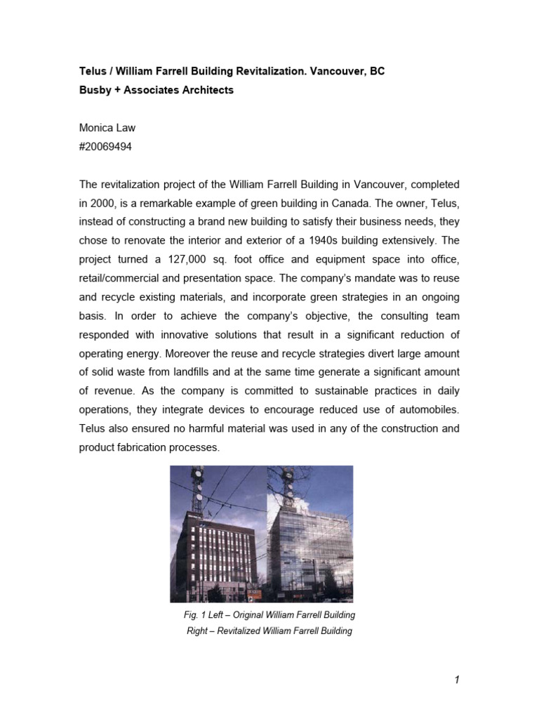 Telus / William Farrell Building Revitalization. Vancouver, BC Busby ...
