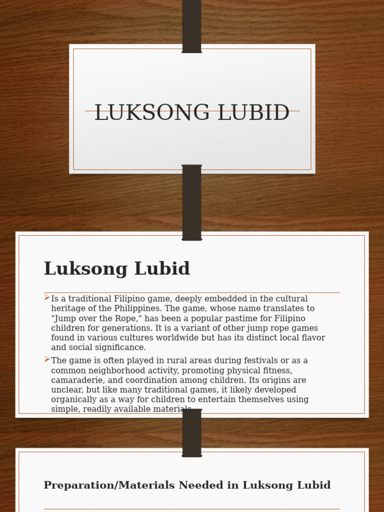 Luksong Lubid - PPT | PDF