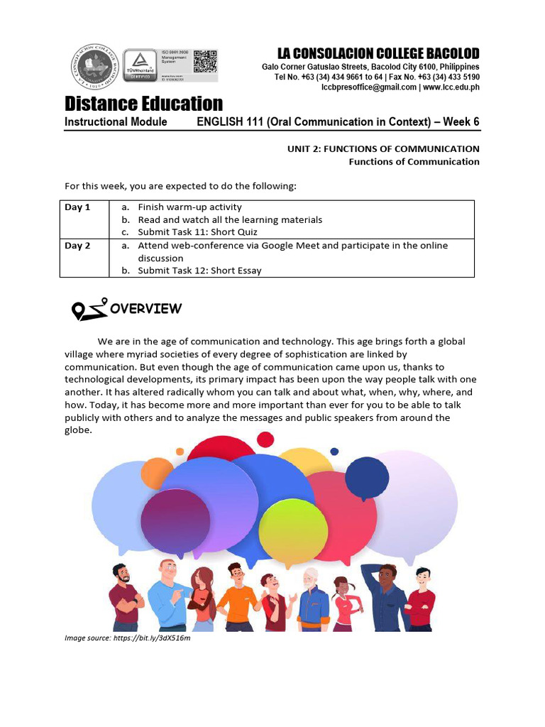 ENG 111 Week 6 Module | PDF