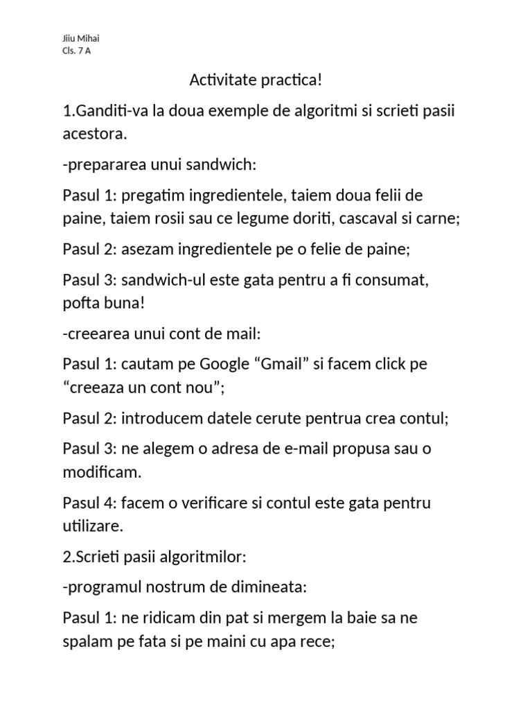 Activitate Practica | PDF