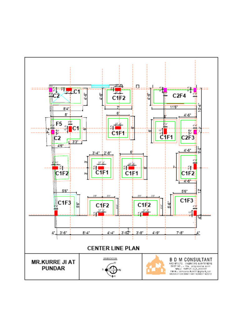 center line plan , Civil engineering | PDF