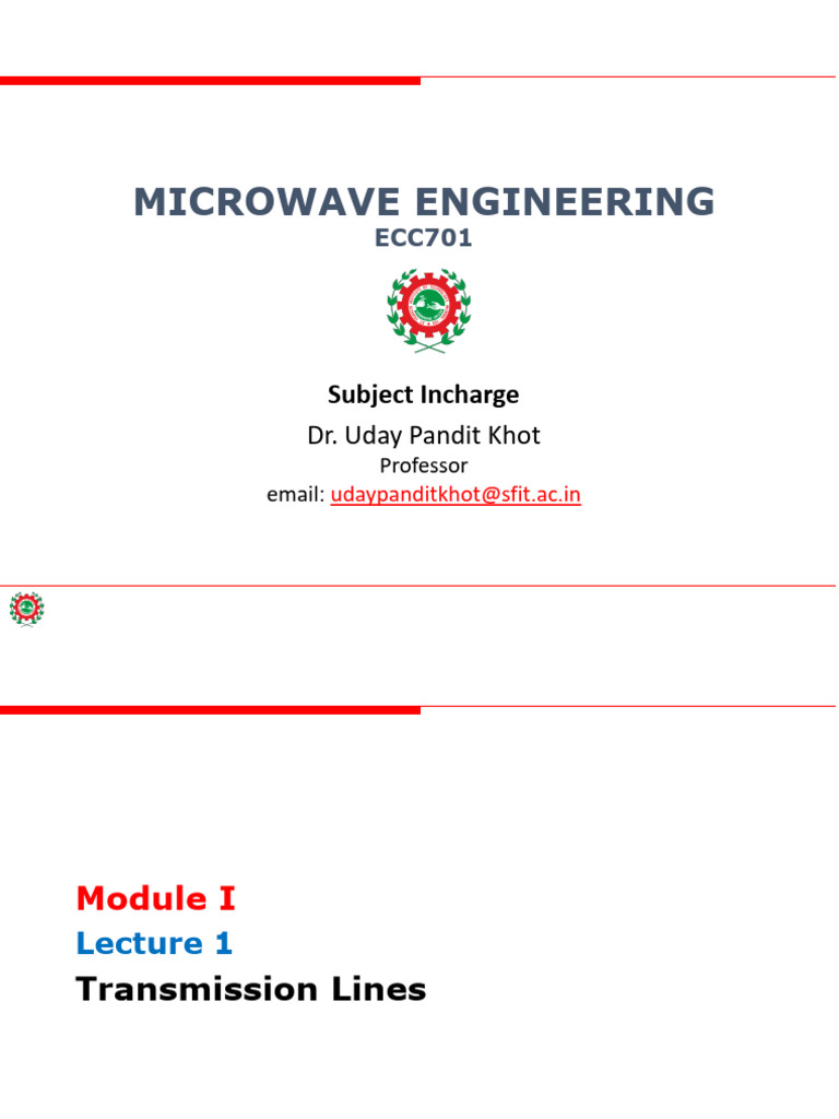 ECC701 Module1 STD | PDF