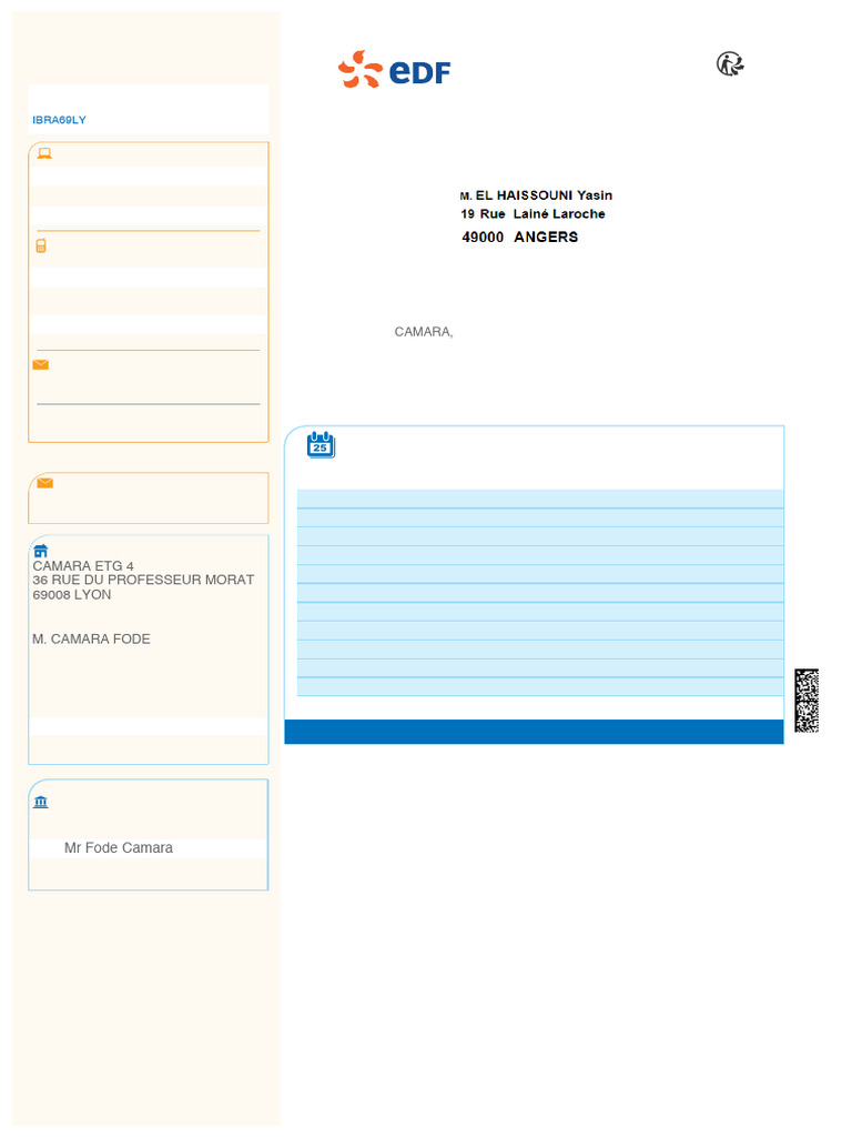 Facture EDF 2023 11 | PDF