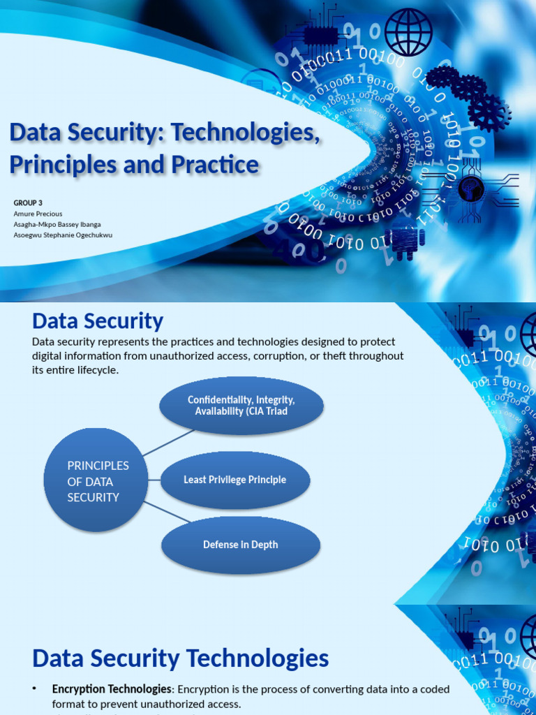 Group 3 (Data Security) | PDF