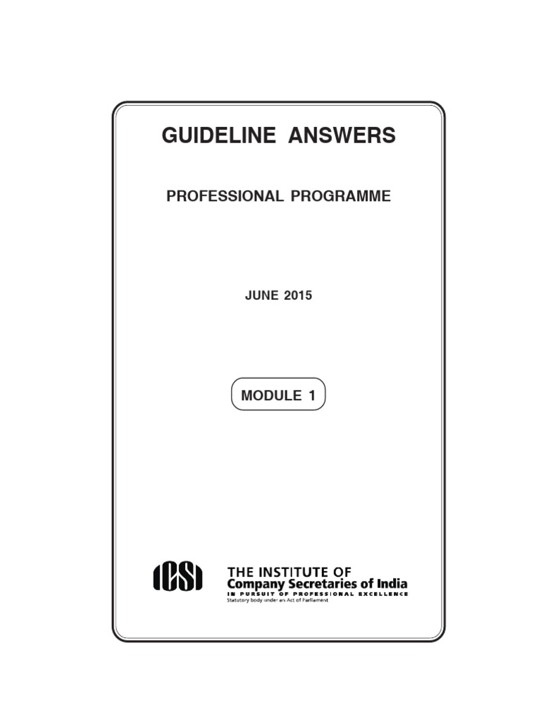 PP Module 1 June15 | PDF | Dividend | Securities (Finance)