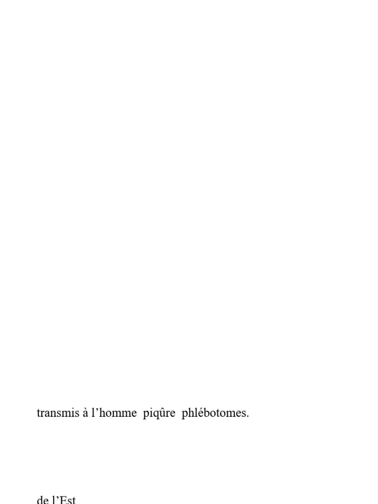 Leishmaniose Cutanee Cours Des Dermato 2019-2020 | PDF