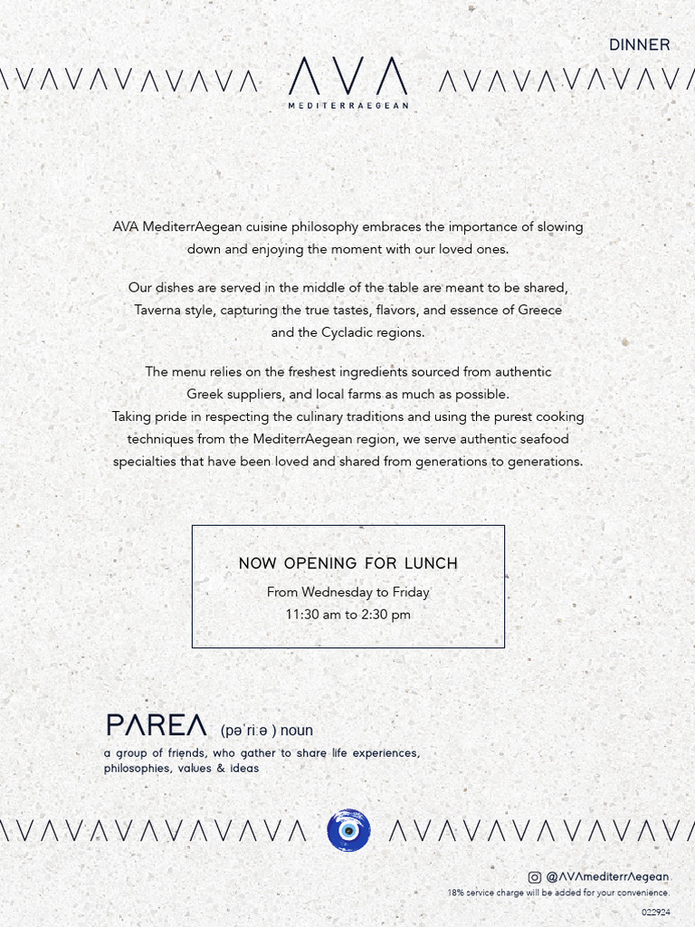 AVA QR Dinner Fall Menu 02.29.24 | PDF