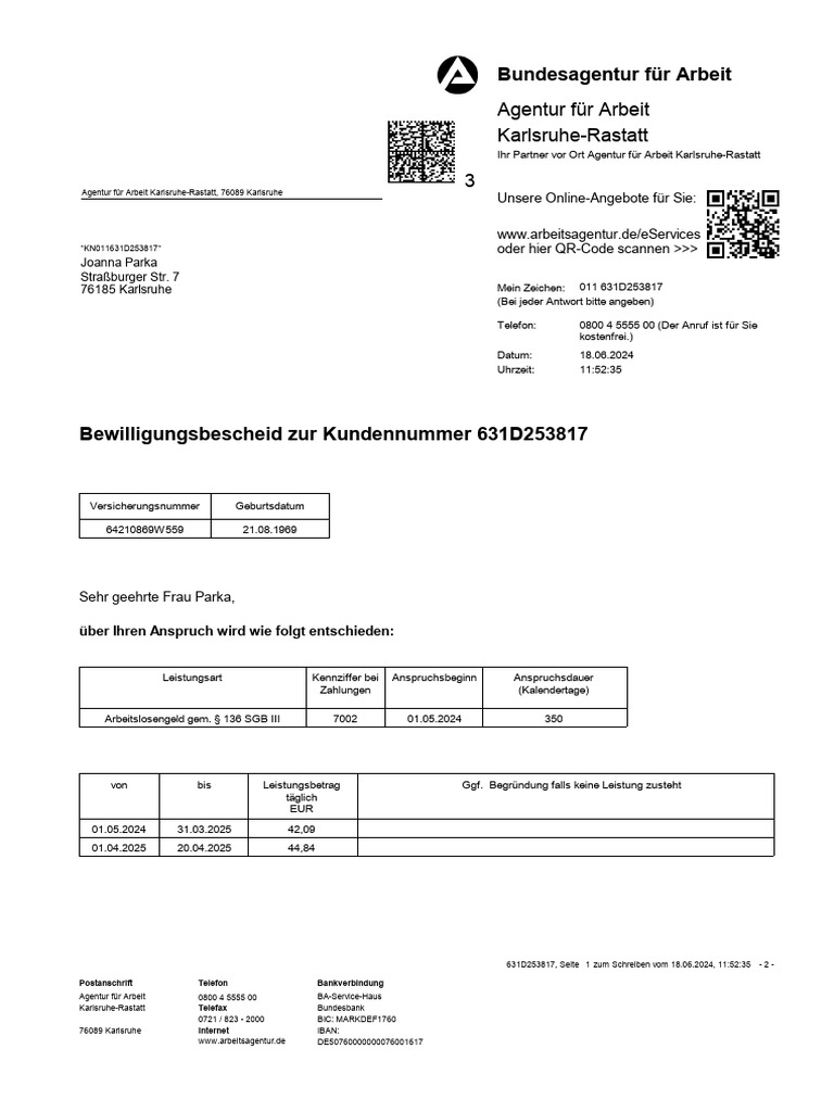 Bewilligungsbescheid 8fe7d6d0 6ee2 4cfa b969 F5f9d78adf5f | PDF
